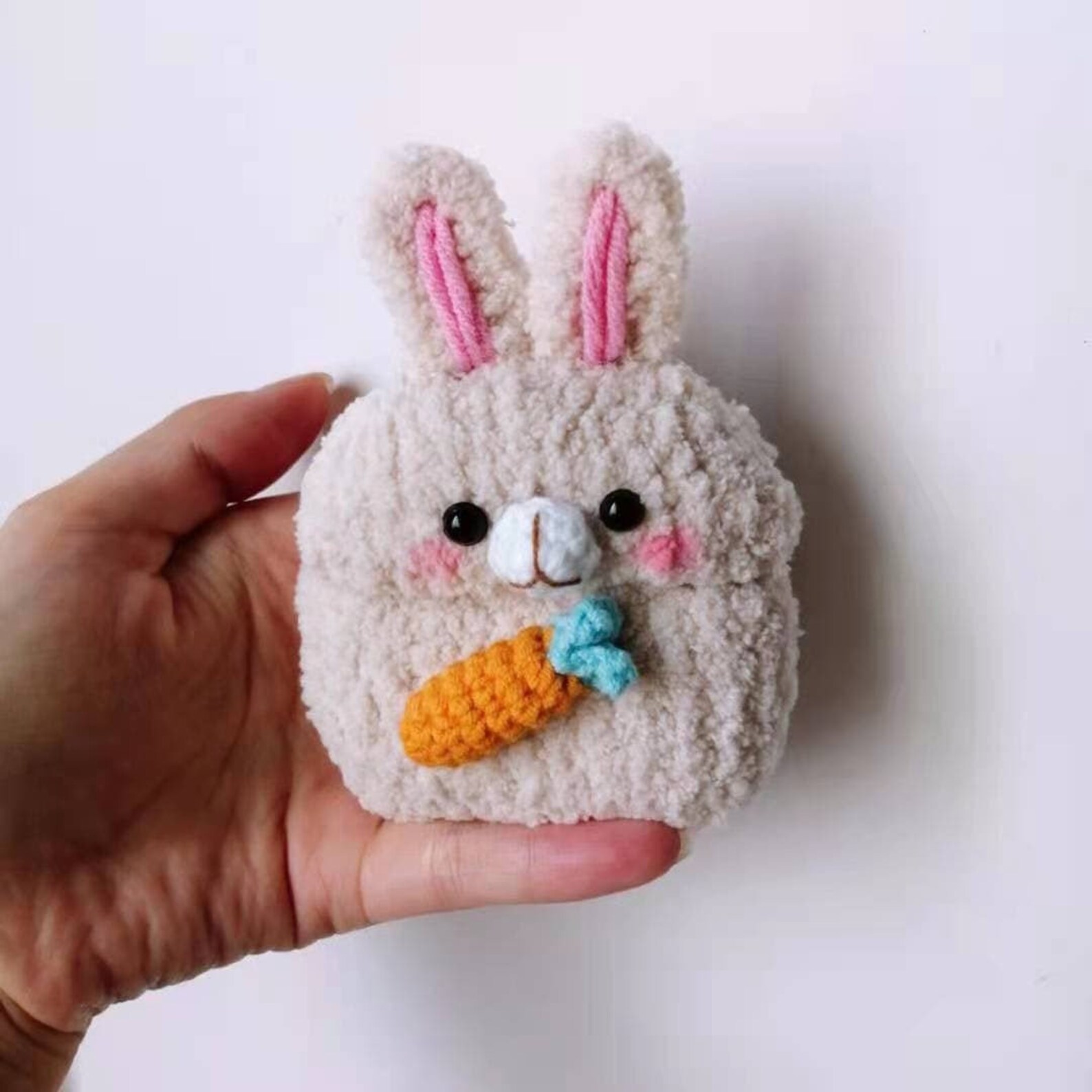 Plush Airpod Case Crochet Airpods Pro case Cute Bunny Airpod | Etsy