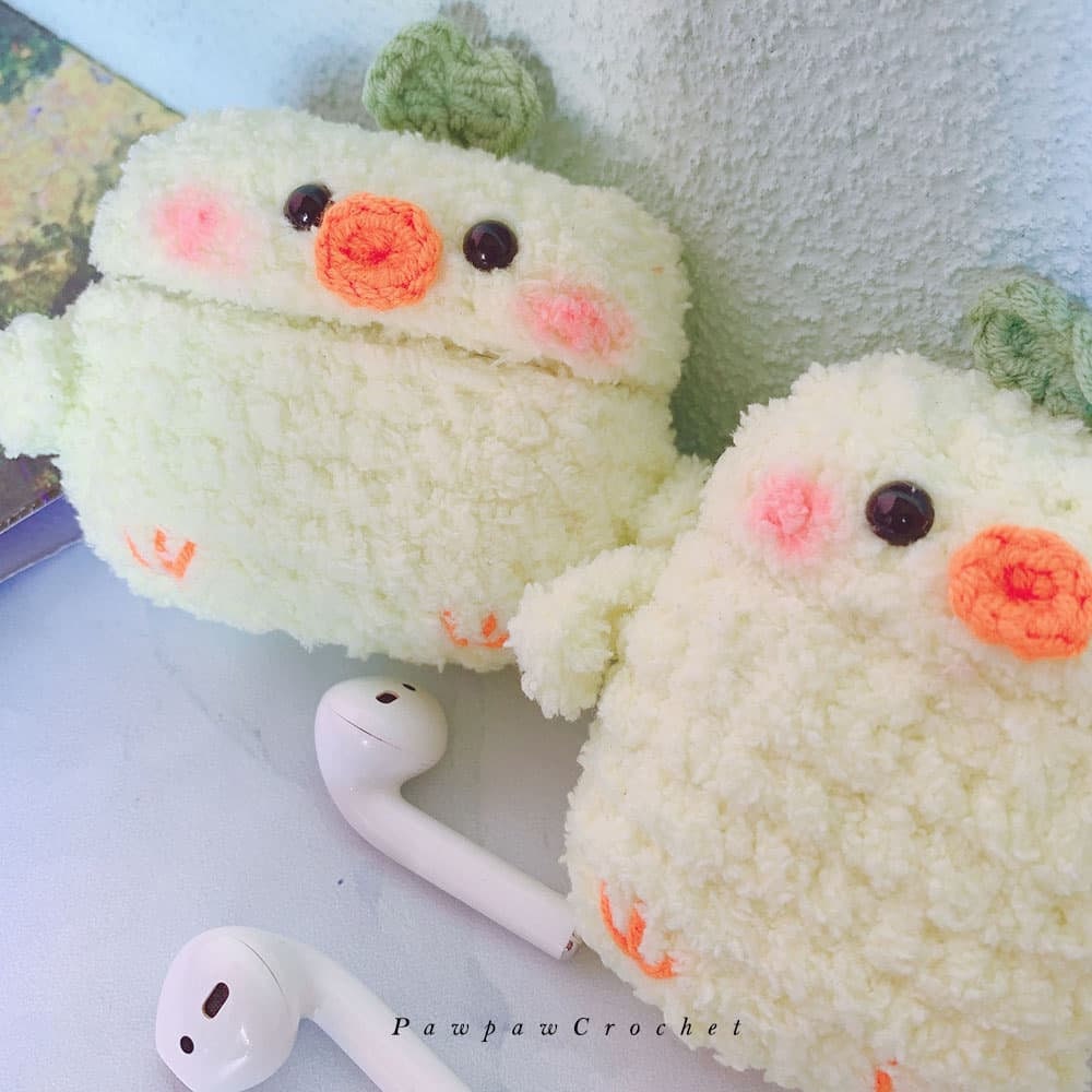 Cute Chick Airpod Case Knitted Crochet Airpod Case Airpods | Etsy