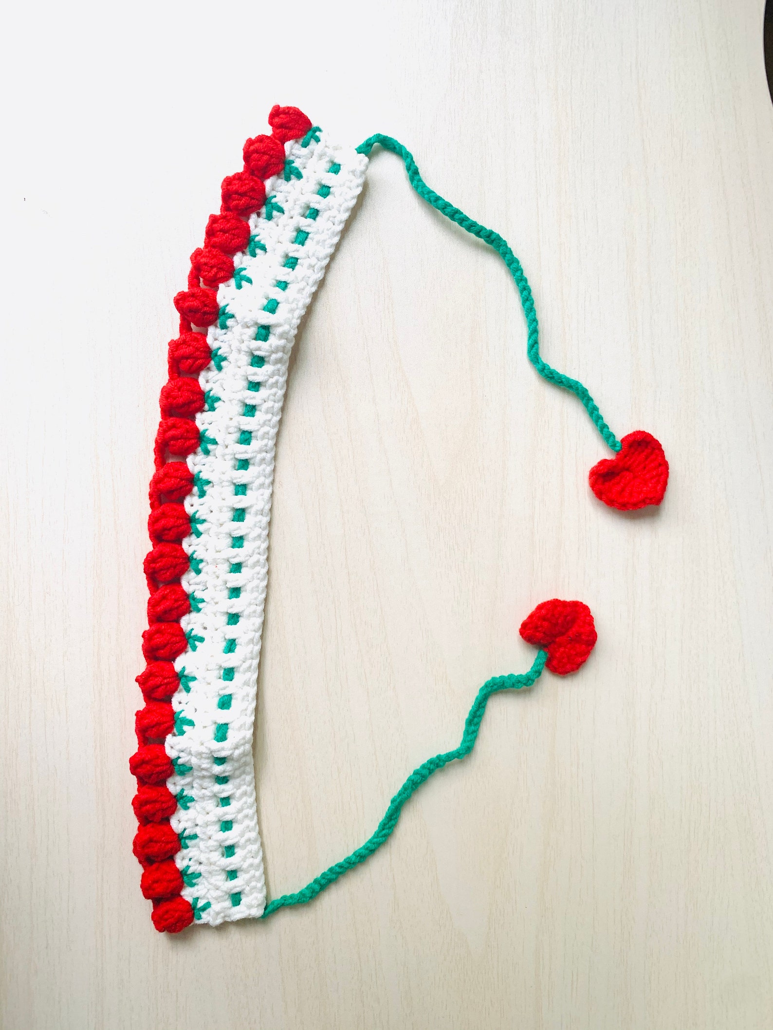 Christmas Cat Collars Crocheted Cat Collar Handmade Pet Collar Gifts ...