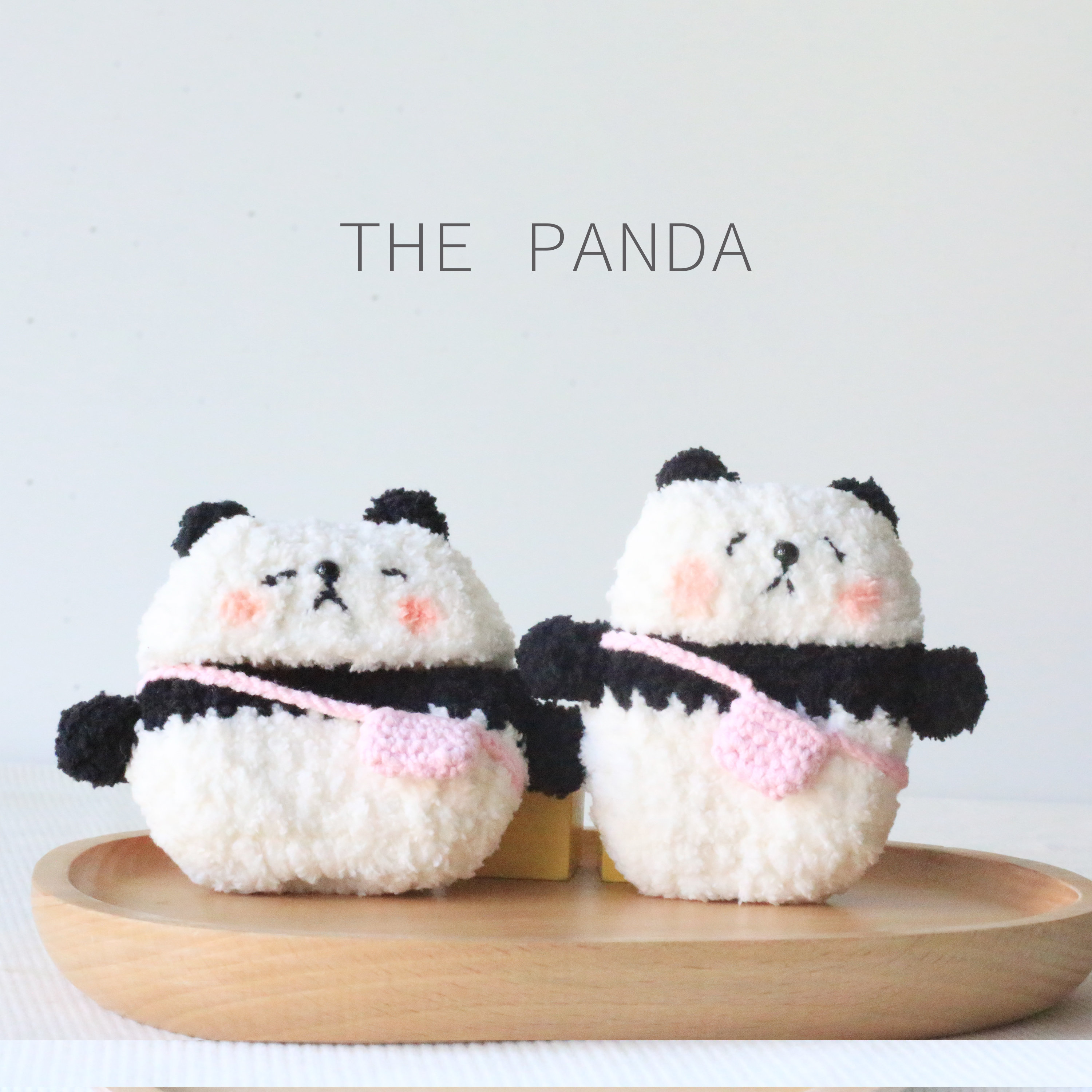 Fluffy Panda Airpods Case Funny Crochet Airpods Case Animal - Etsy