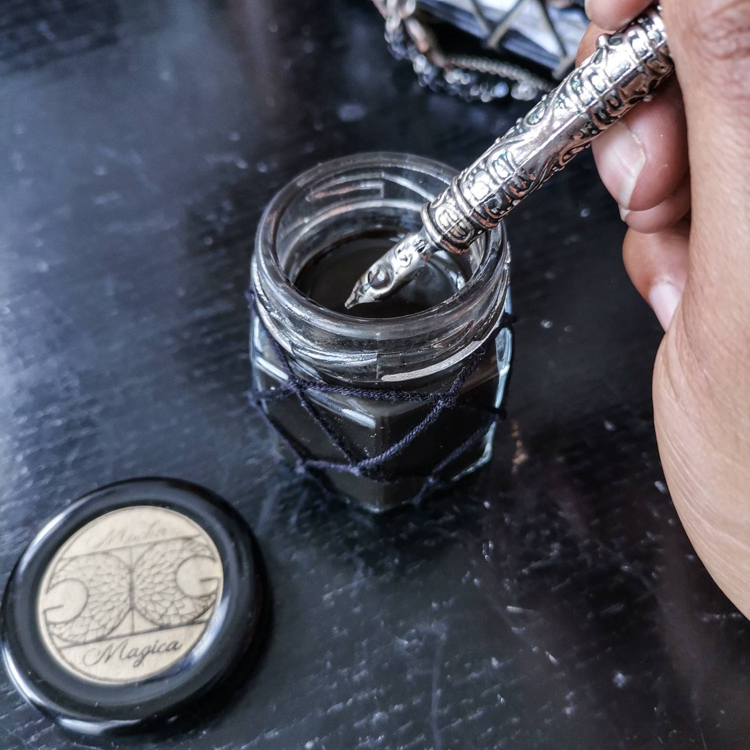 Dragon's Blood Infused Black Indian Ink. Ritual Ink for - Etsy UK