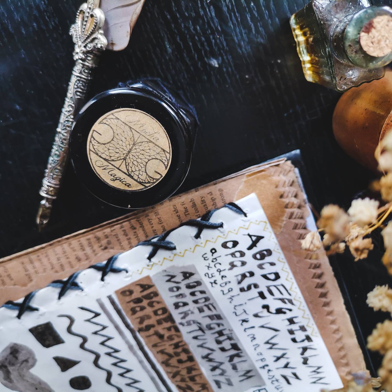 Dragon's Blood Infused Black Indian Ink. Ritual Ink for - Etsy UK