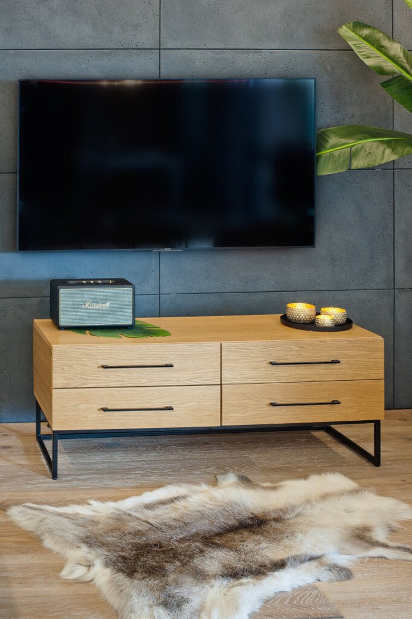 Leah- Rtv Cabinet With Drawers, Chest of Drawers, Console, TV Cabinet ...