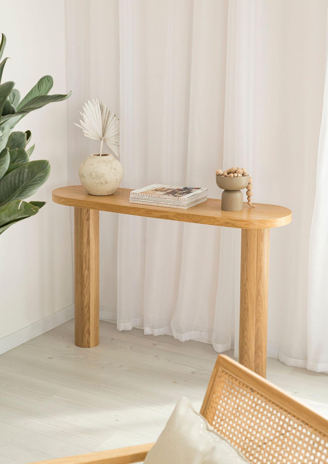 MODO - Japandi Console, Chest of Drawers, Dressing Table, Natural Oak ...