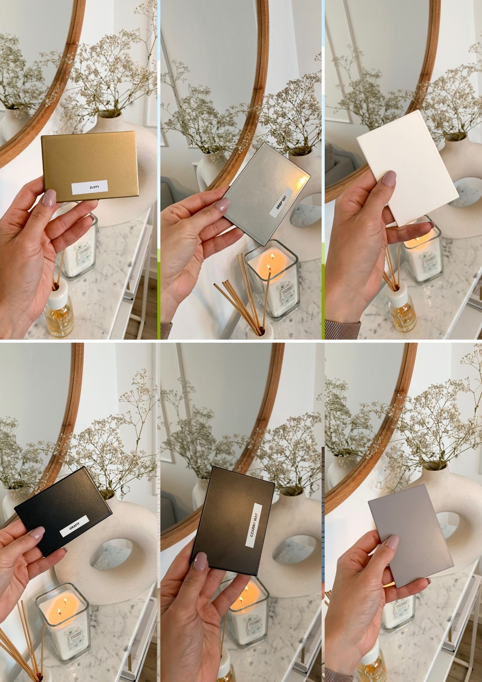 Osaka-console avec tiroirs et étagère en métal, commode, coiffeuse ...