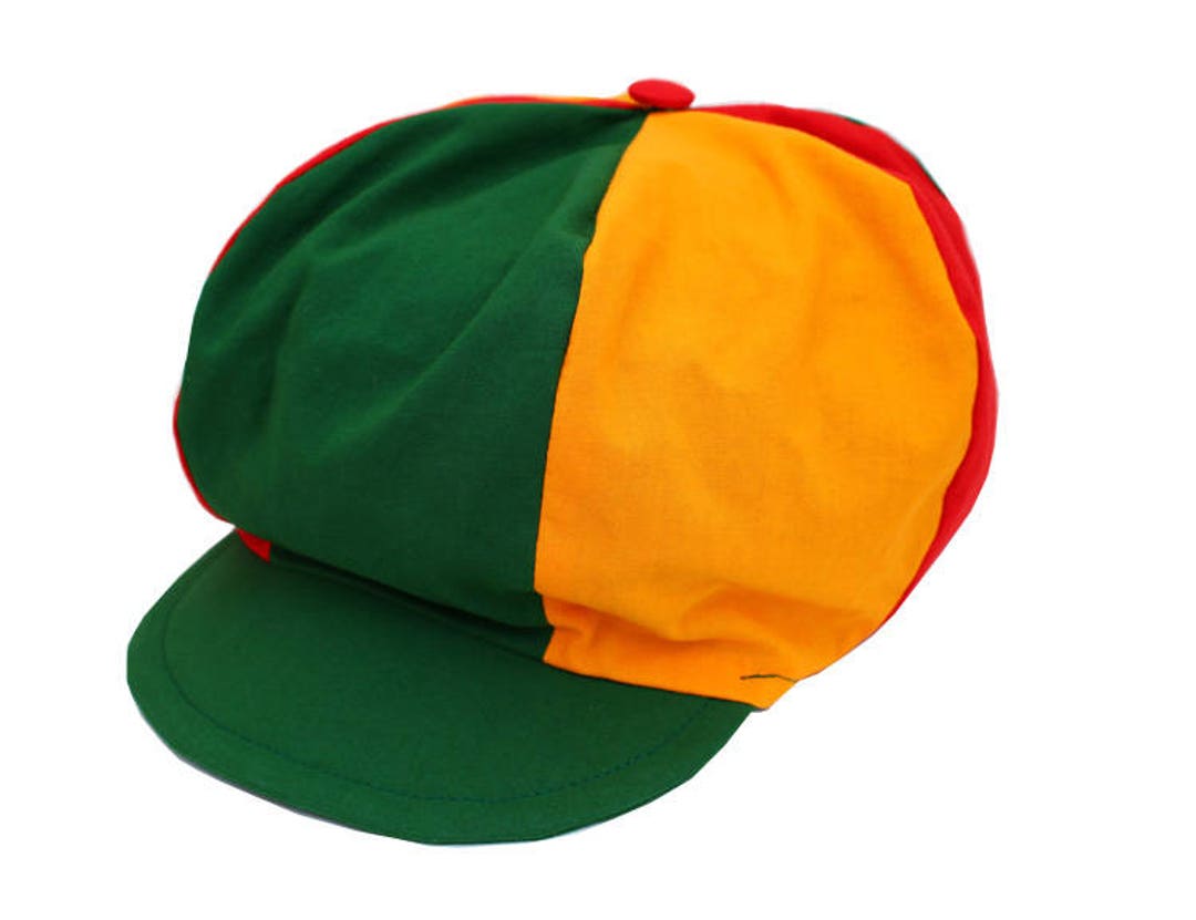 Rasta Tricolor Colors Cap aus Baumwolle - Etsy.de