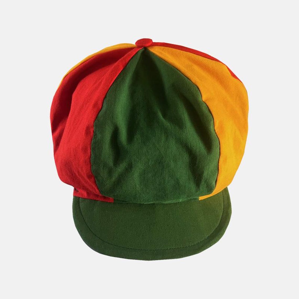 Tricolor Rasta Cap in Green, Yellow, Red Cotton - Special Dreadlocks - Etsy