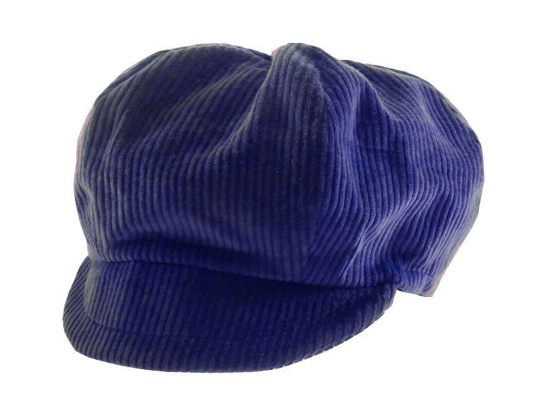 Gavroche Cap Child in Royal Blue Corduroy - Etsy