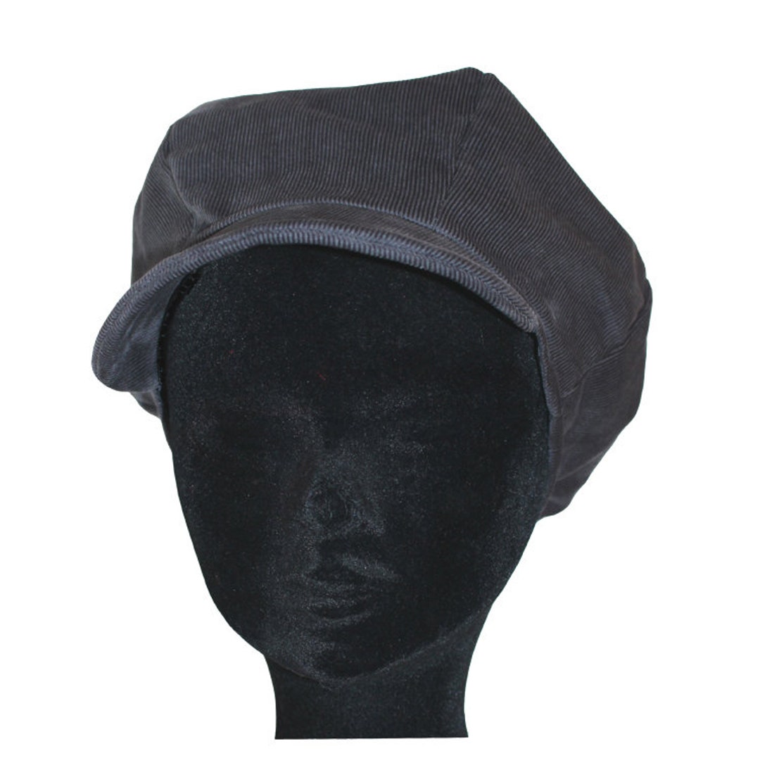 Grey Corduroy Gavroche Cap - Etsy