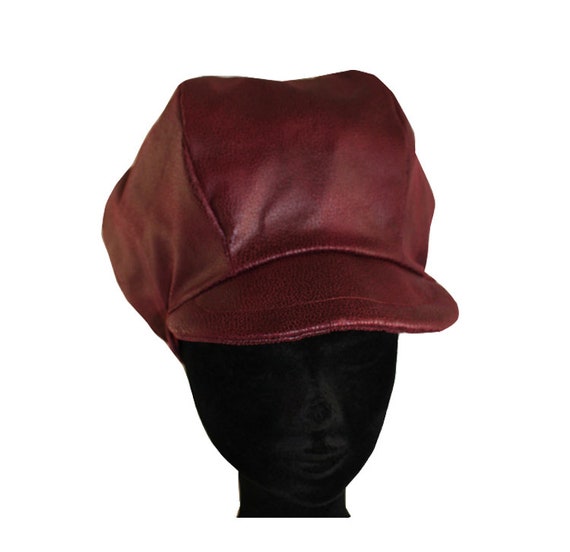 Rasta Cap / Imitation Plum Leather / Special Dreadlocks - Etsy UK