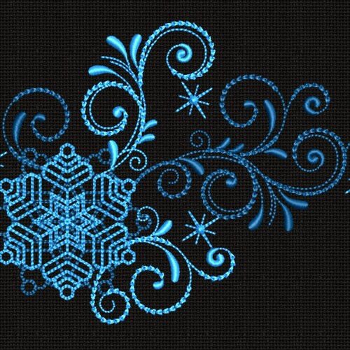Embroidery Design Snowflake Embroidery Designs | Etsy