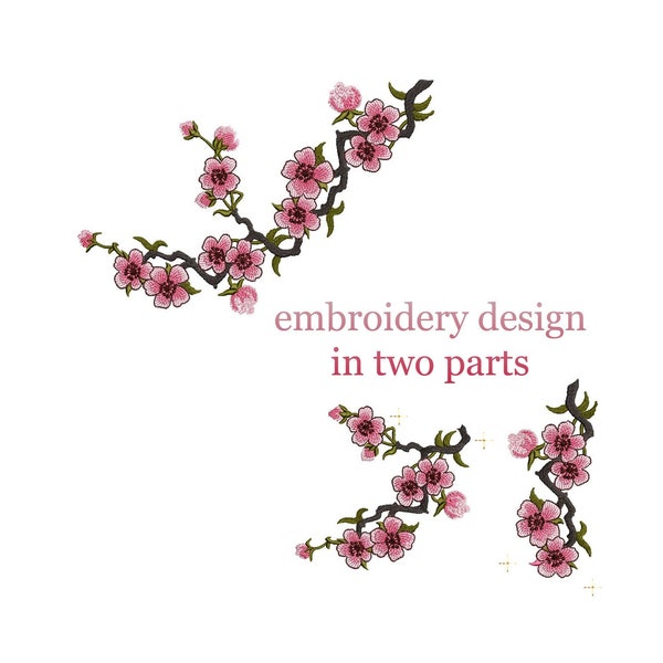 Sakura Embroidery - Etsy