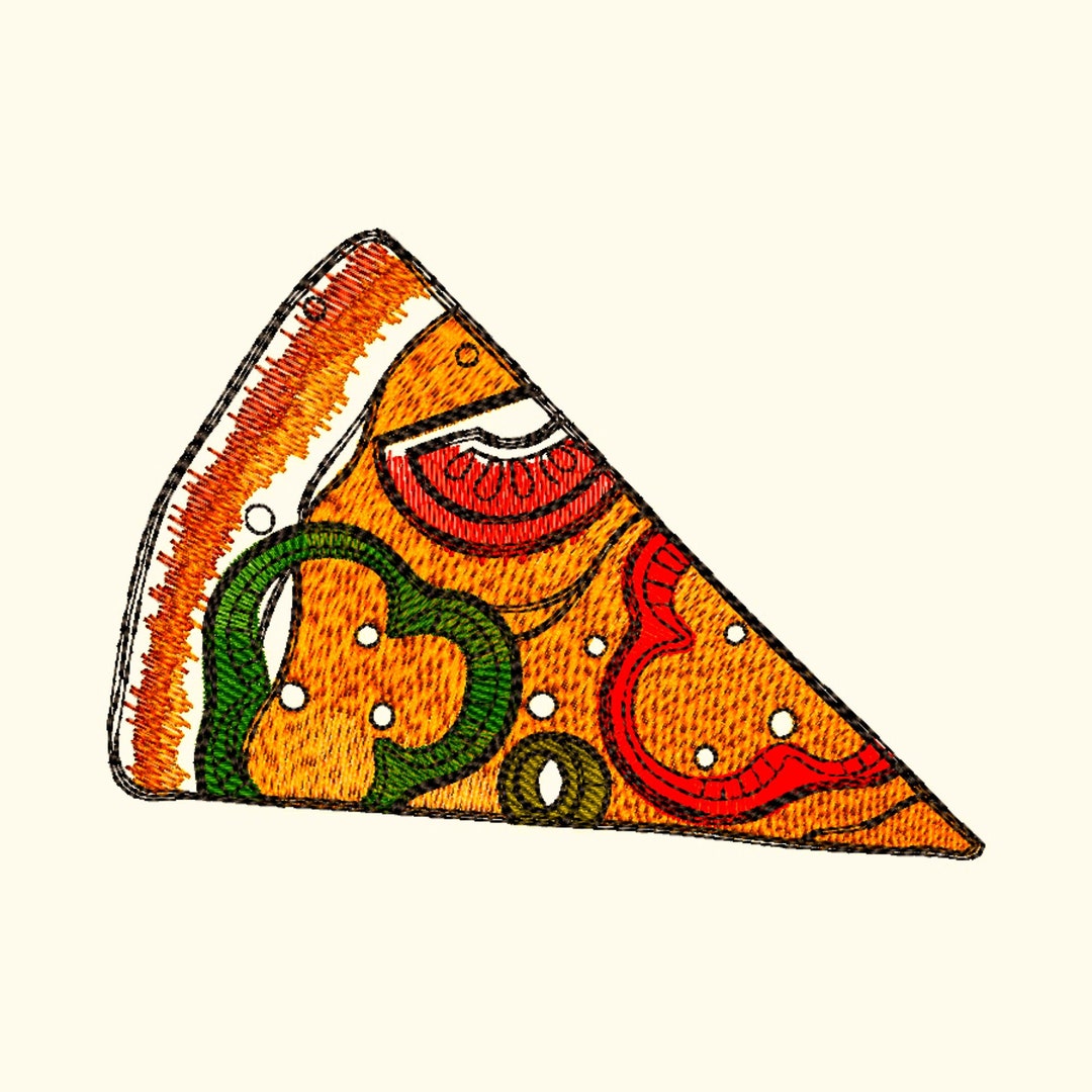 Embroidery Designs Pizza Embroidery Design Patterns for Machine ...