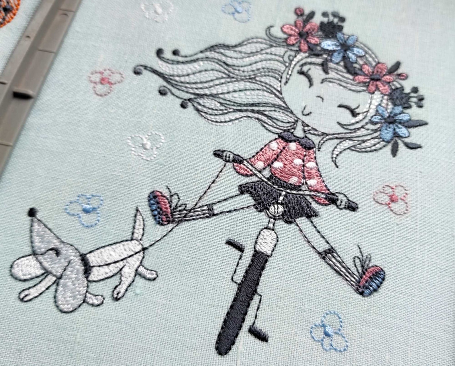 Embroidery Design Cute Girl Embroidery Designs Baby - Etsy