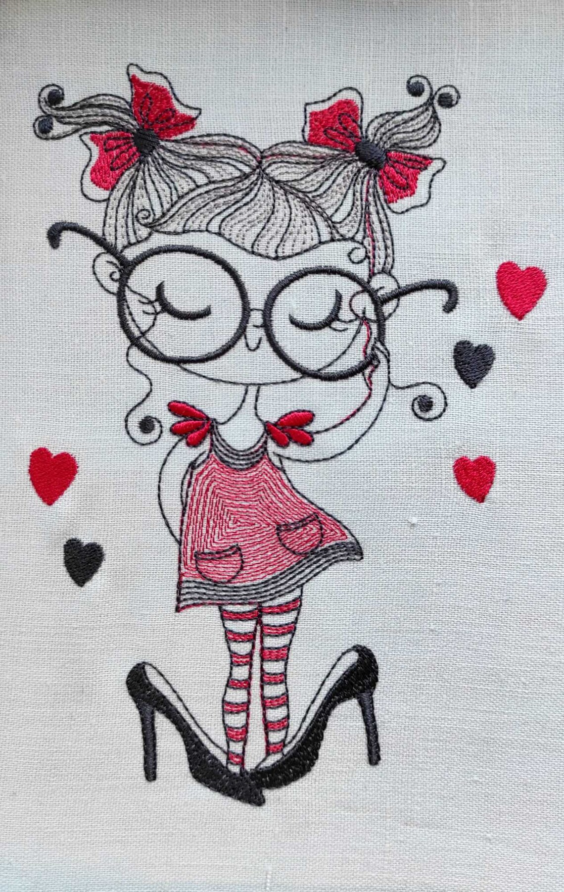 Embroidery Design Girl Embroidery Designs Cute Baby - Etsy