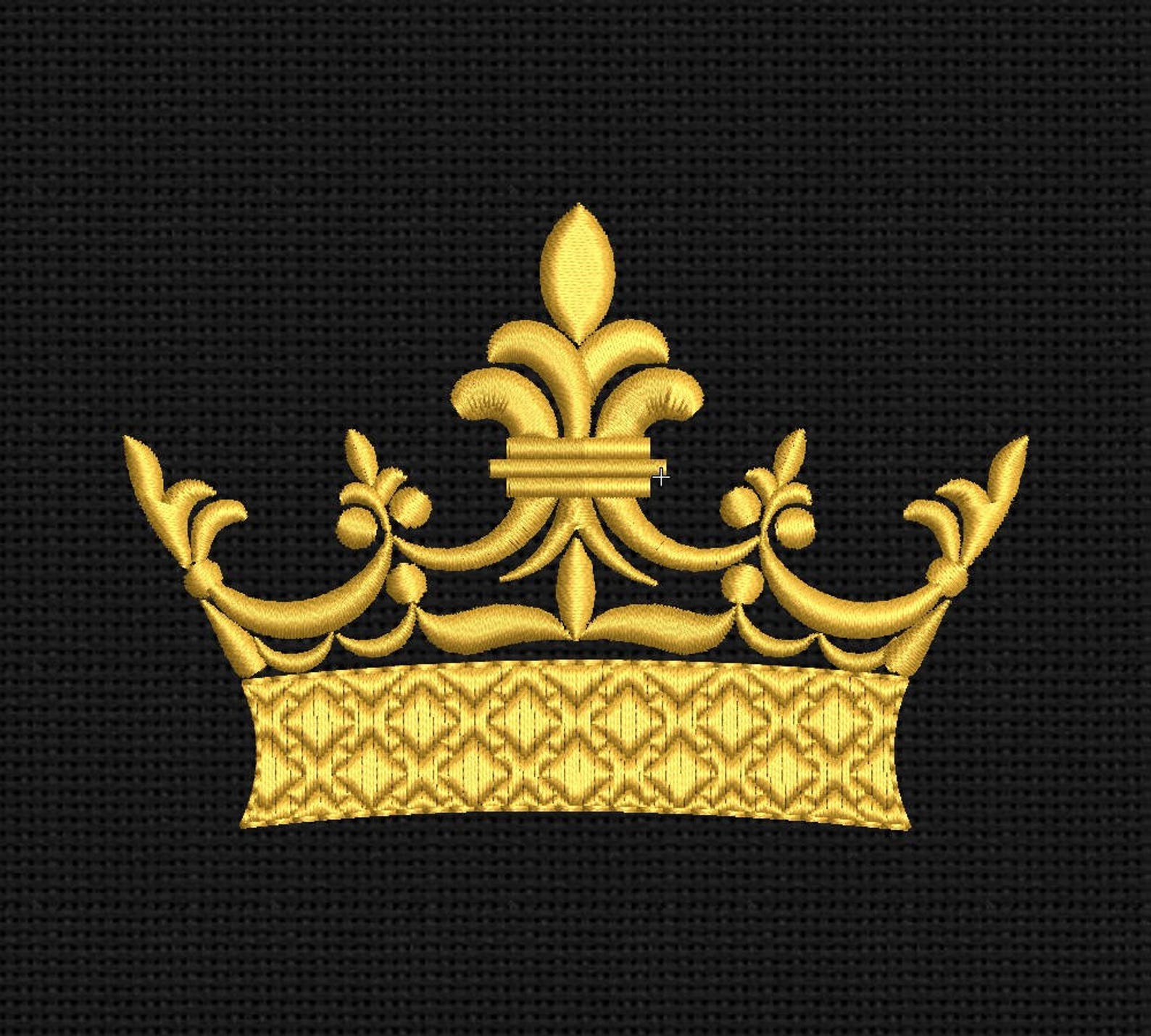 Embroidery Design Crown Embroidery Designs Royal | Etsy
