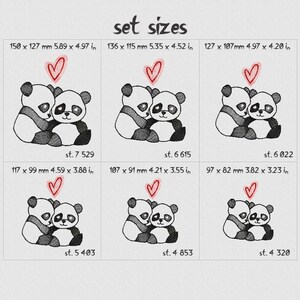 Embroidery Designs Panda Embroidery Design Bear - Etsy