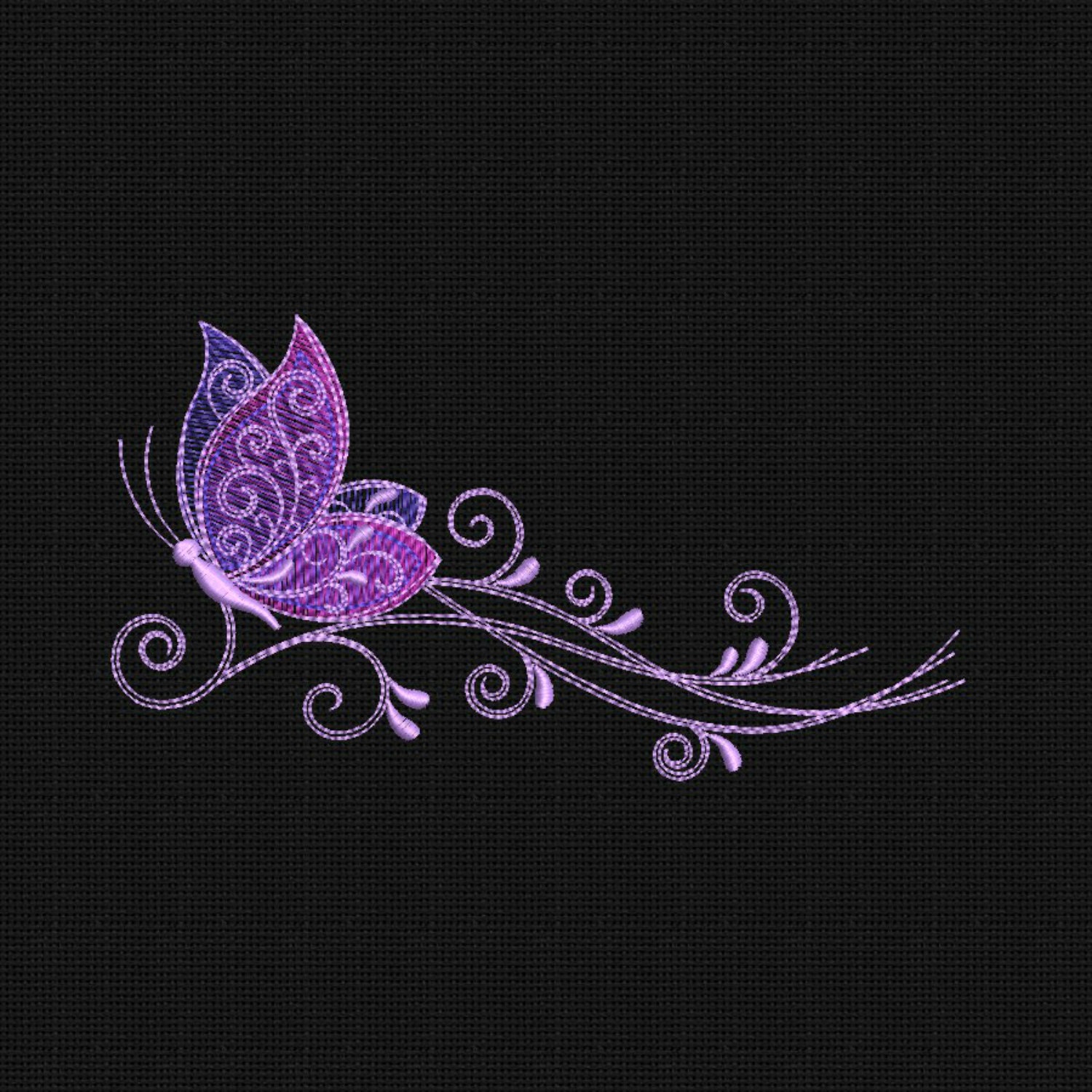 Embroidery Designs Butterfly Embroidery Design | Etsy
