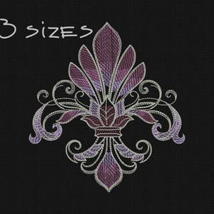 Embroidery Design Royal Lily Embroidery Designs Machine Embroidery ...
