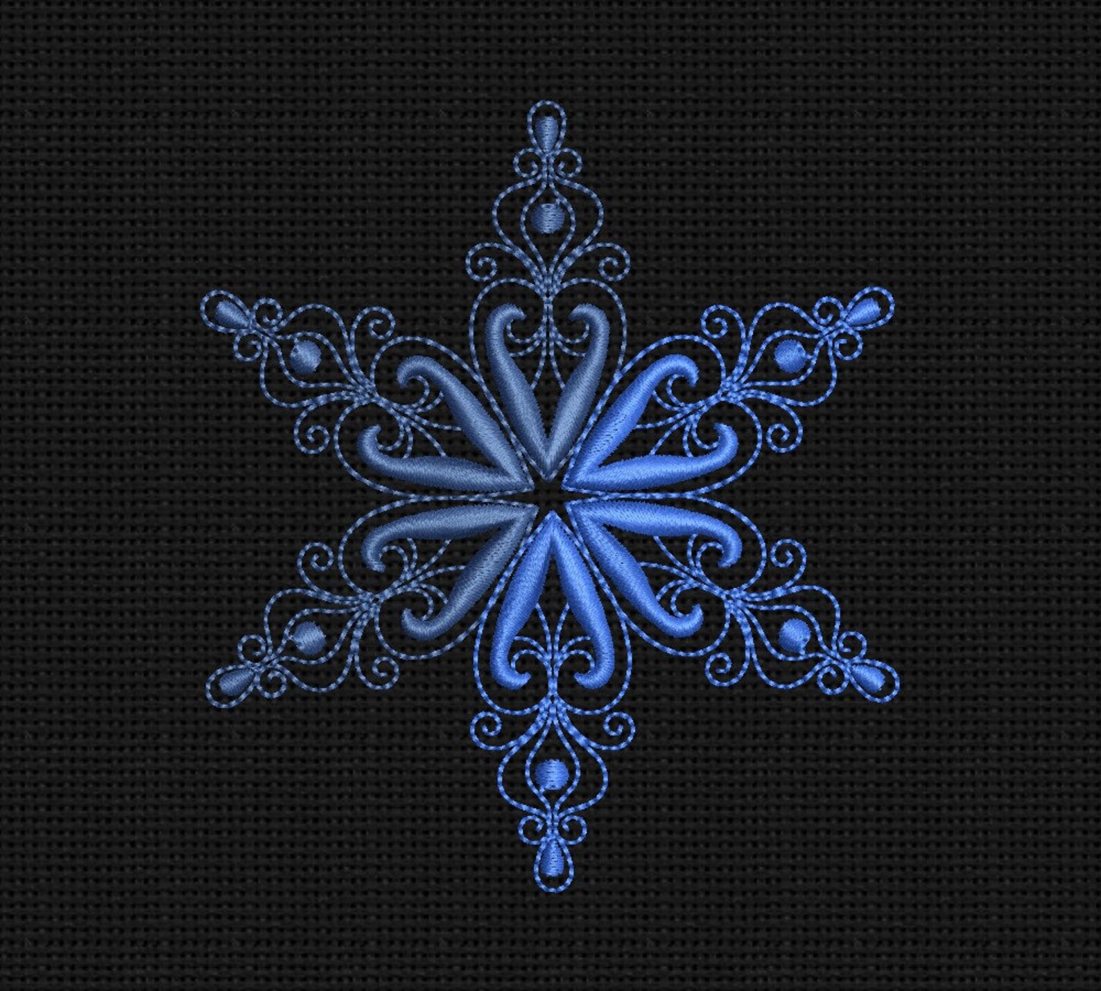 Embroidery Design Snowflake Embroidery Designs - Etsy