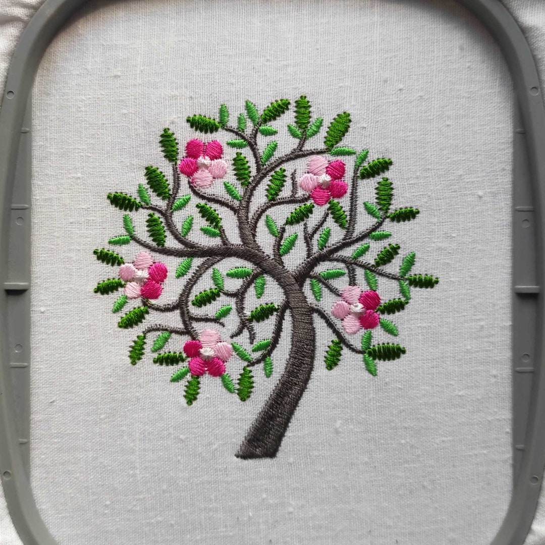 Mini Tree Machine Embroidery Design Set | 3 Sizes | 4x4 Hoop | Instant ...