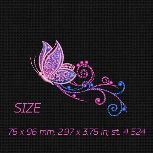 Embroidery Design Butterfly Embroidery Designs - Etsy
