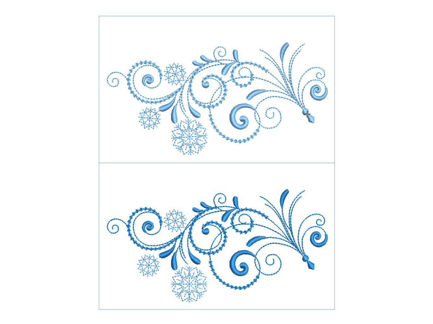 Embroidery Design Snowflake | Etsy