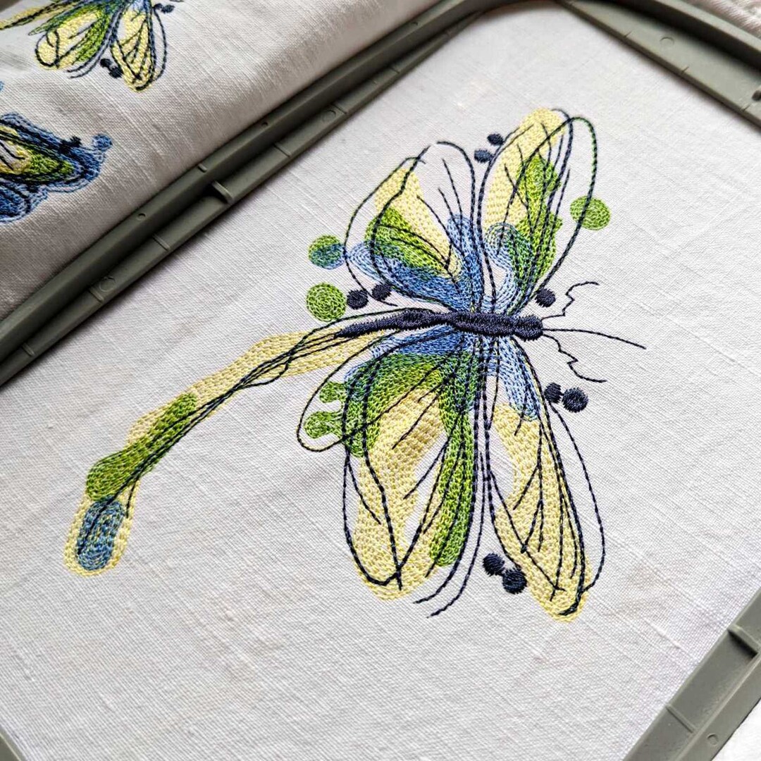 Embroidery Designs Dragonfly Embroidery Design - Etsy