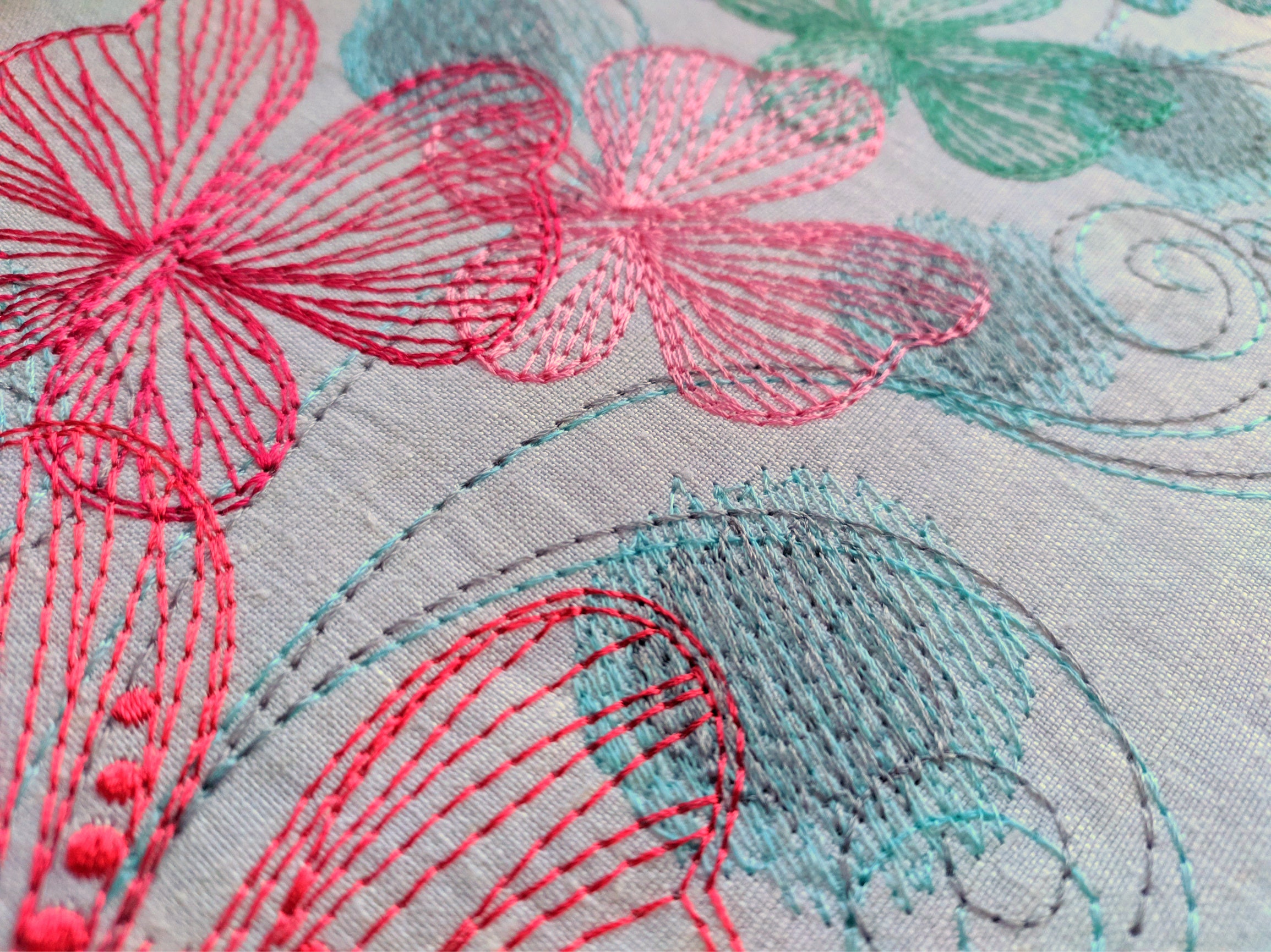 Embroidery Designs Butterfly Embroidery Design Swirls - Etsy