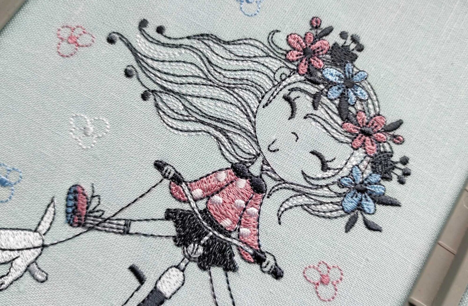 Embroidery Design Cute Girl Embroidery Designs Baby - Etsy