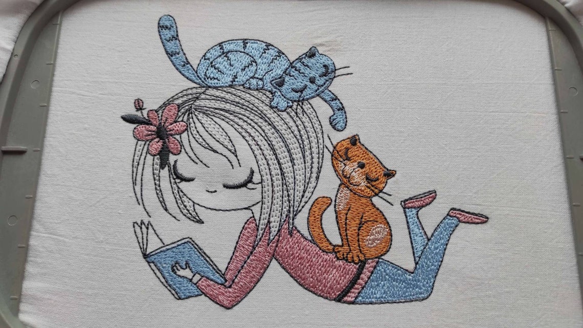 Embroidery Designs Girl Embroidery Design Baby | Etsy