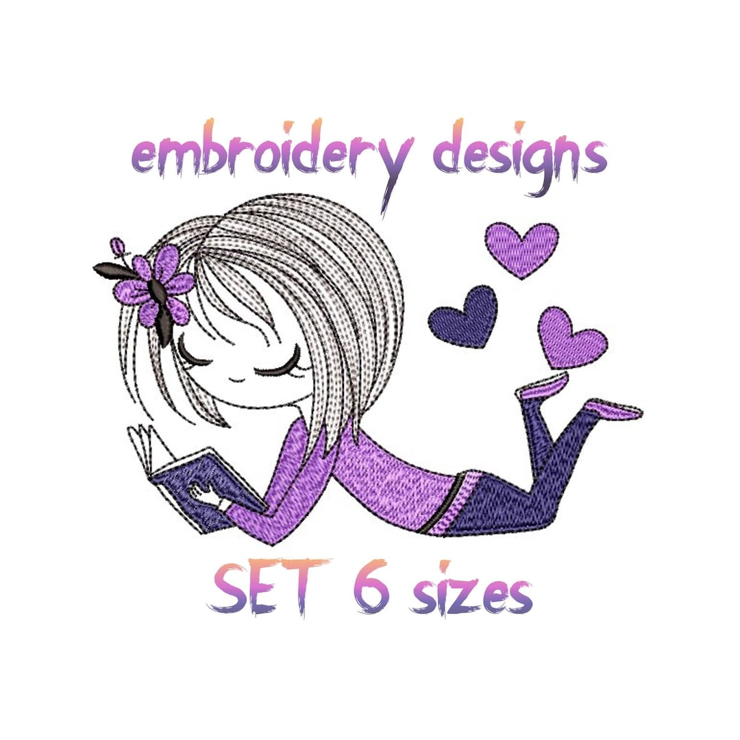 Embroidery Design Girl Embroidery Designs Baby - Etsy