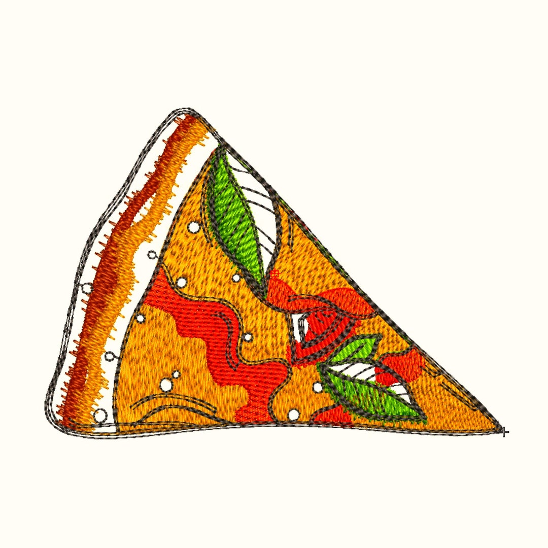 Embroidery Design Pizza Embroidery Designs Set Embroidery Files - Etsy