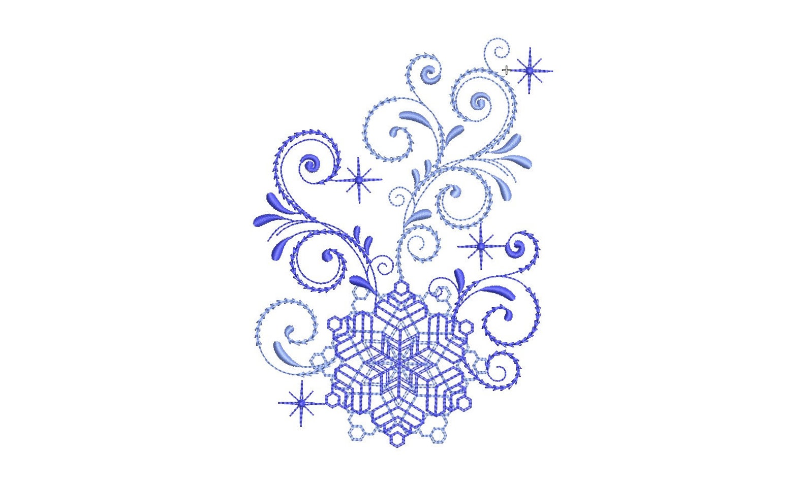 Embroidery Design Snowflake Embroidery Designs Winter | Etsy