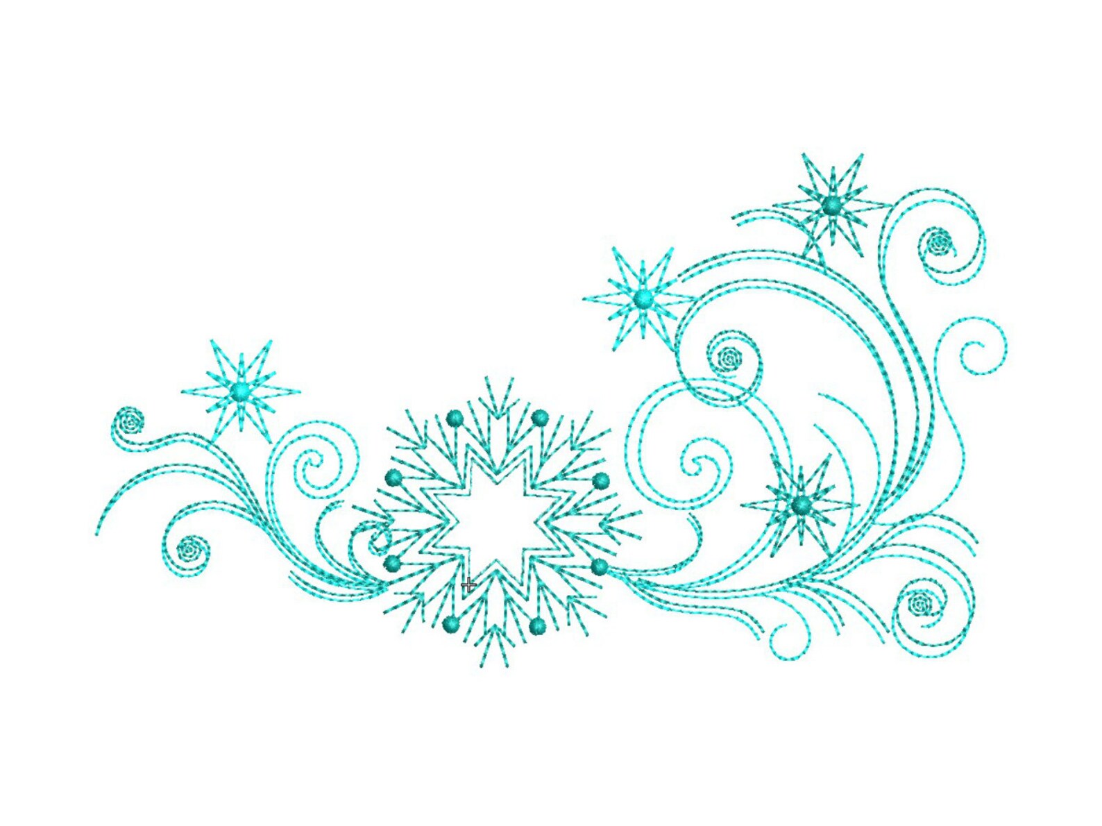 Embroidery Design Snowflake Embroidery Designs - Etsy