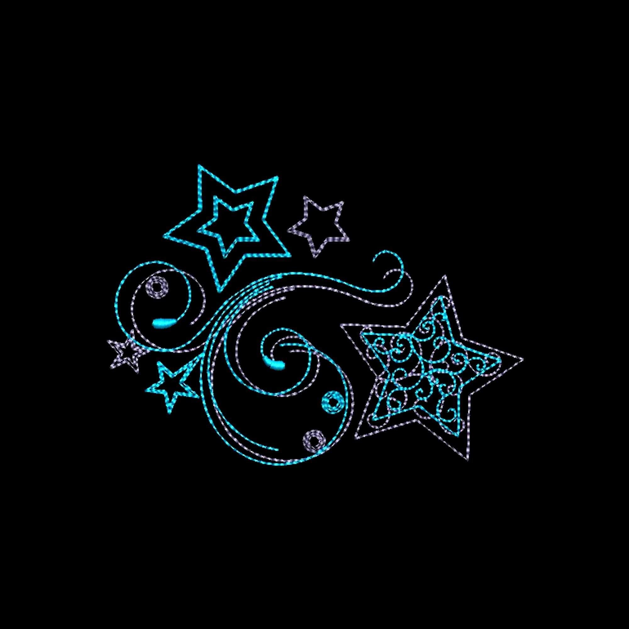 Embroidery Design Star Embroidery Designs - Etsy