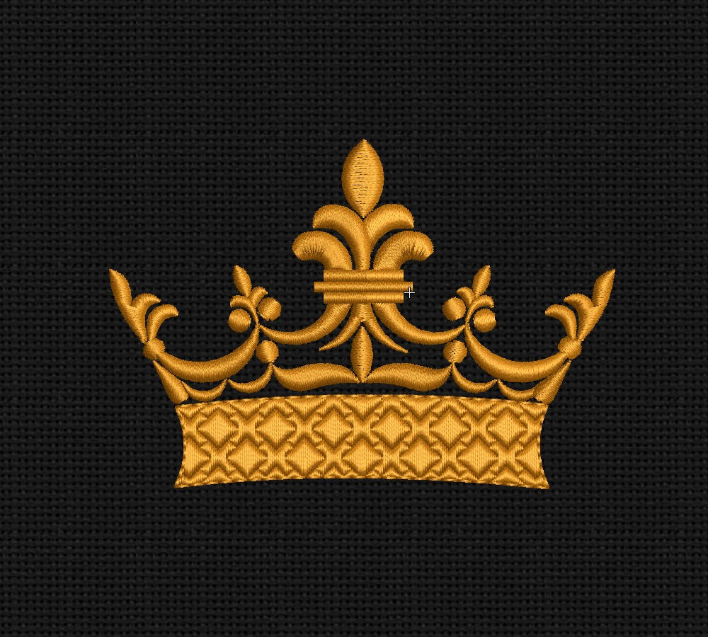 Embroidery Design Crown Embroidery Designs Royal - Etsy