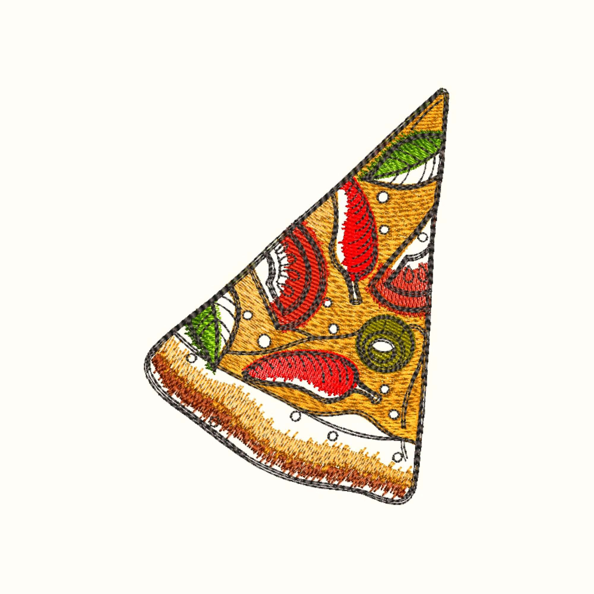 Embroidery Designs Pizza Embroidery Design - Etsy