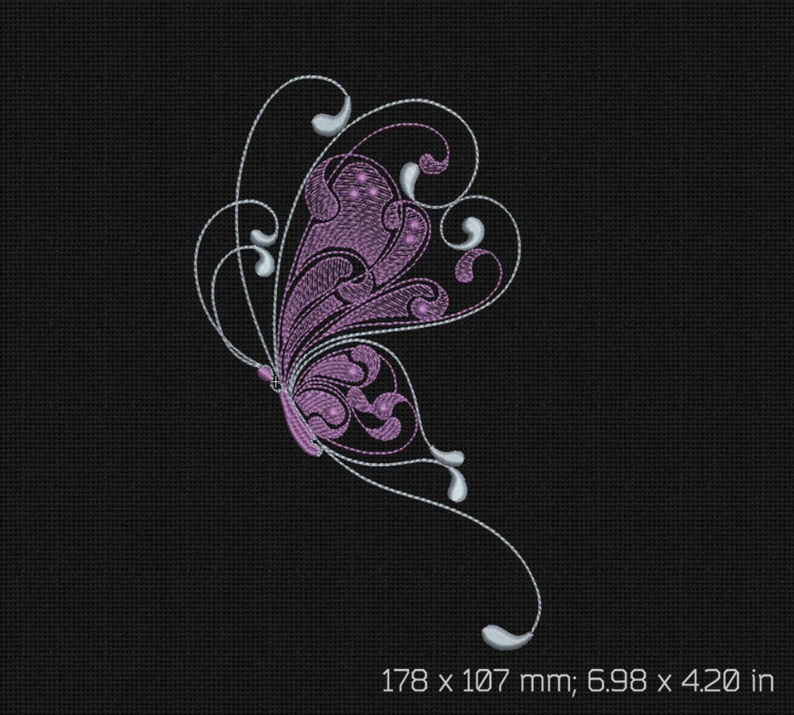 Embroidery Designs Butterfly Embroidery Design - Etsy