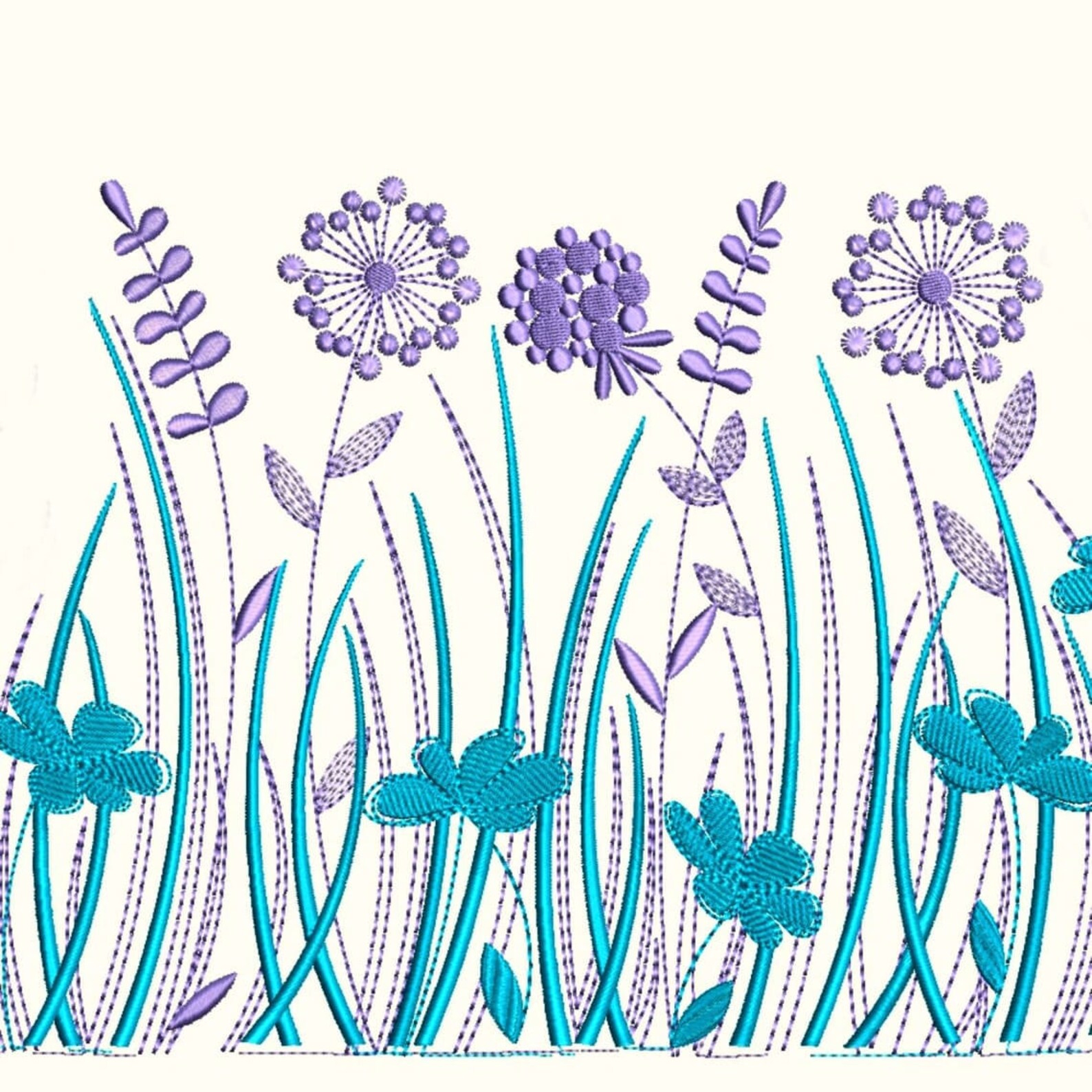 Embroidery Design Flower Embroidery Designs - Etsy