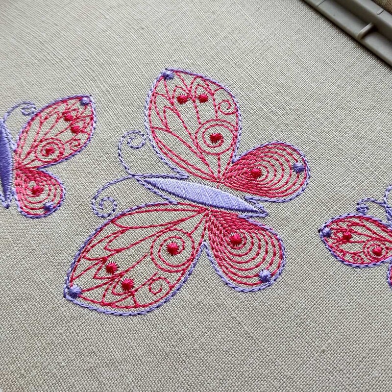 Embroidery Butterfly - Etsy