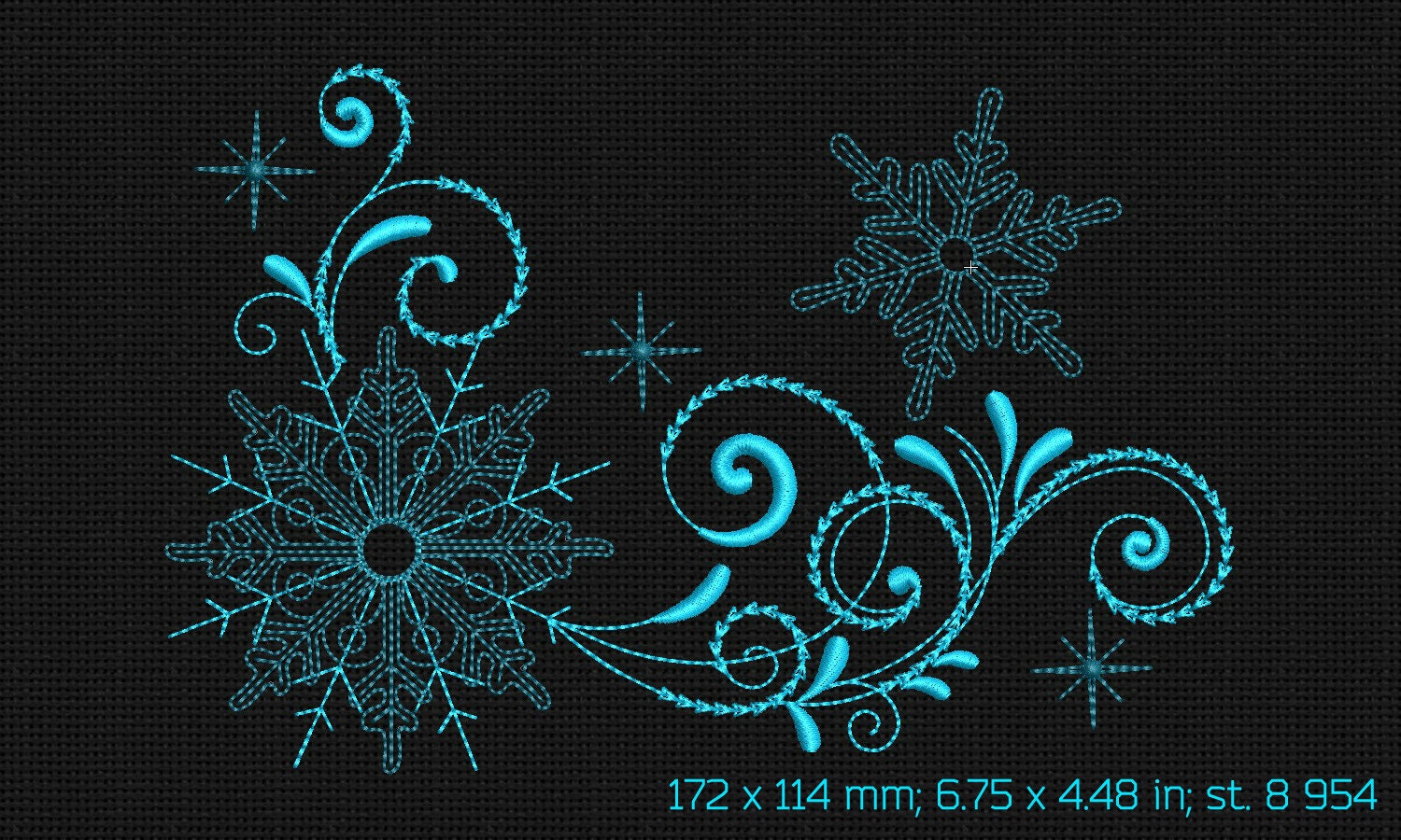 Embroidery Designs Snowflake - Etsy