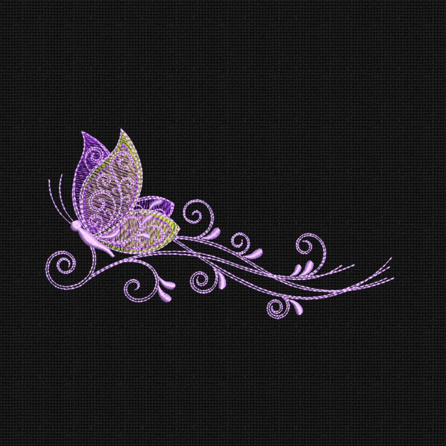 Embroidery Designs Butterfly Embroidery Design | Etsy