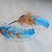 Boho Feather Embroidery Design Set | Elegant Linework Digital File ...