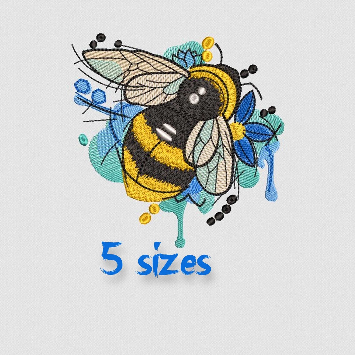 Embroidery Design Bee Embroidery Designs - Etsy