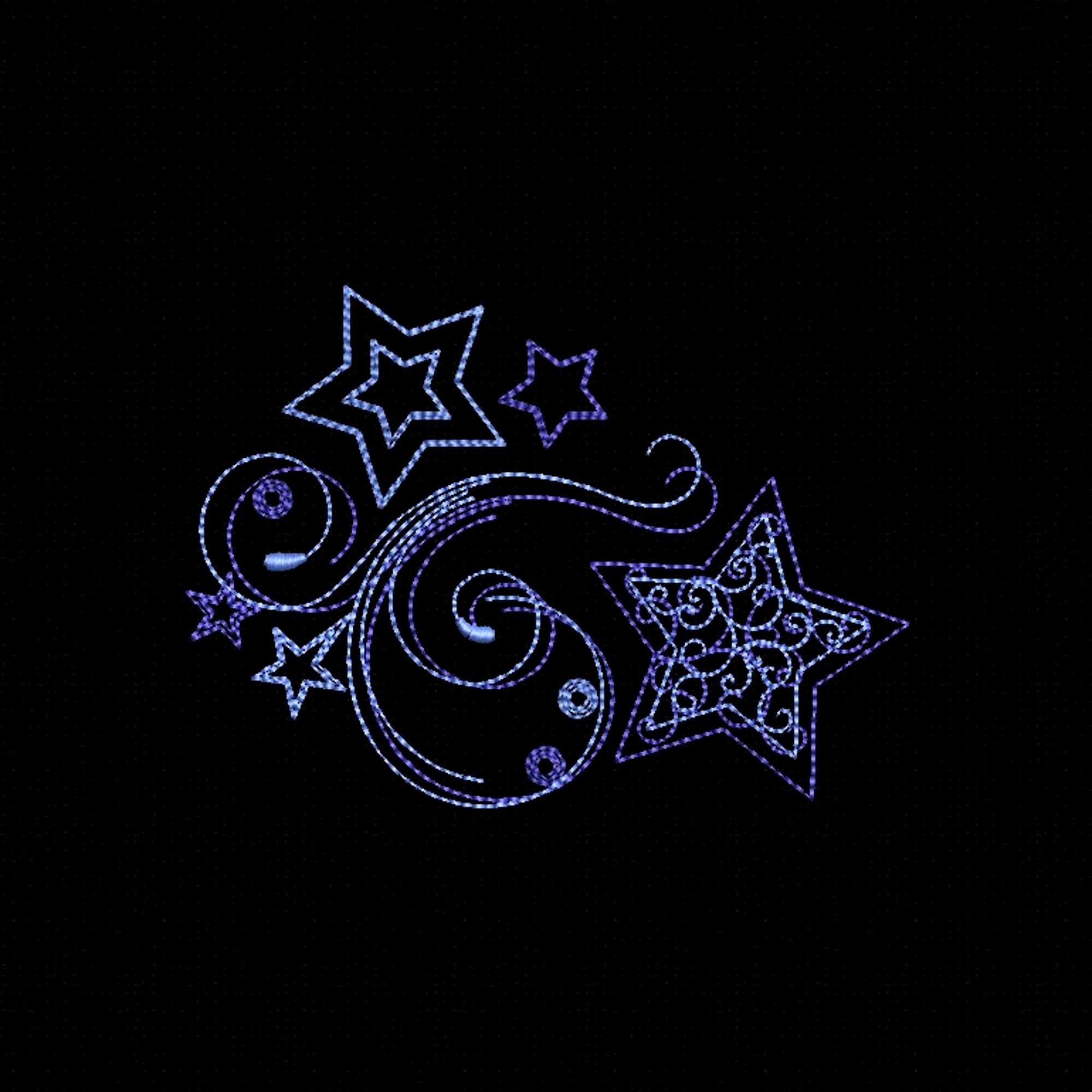 Embroidery Design Star Embroidery Designs - Etsy