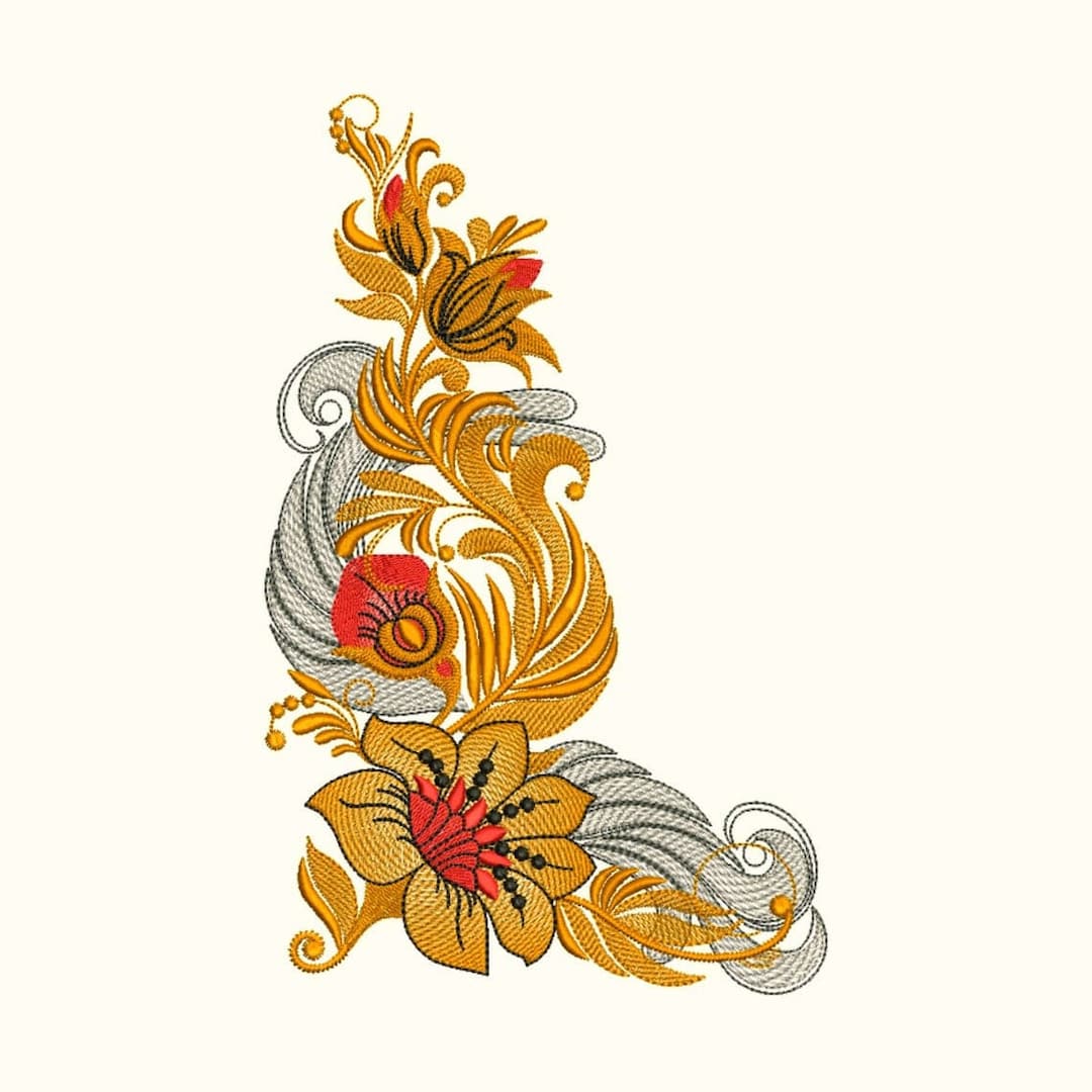 Embroidery Designs Flowers Embroidery Design Stickdatei Machine ...