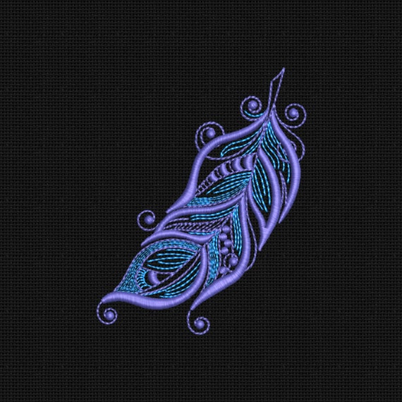 Embroidery Designs Feather | Etsy