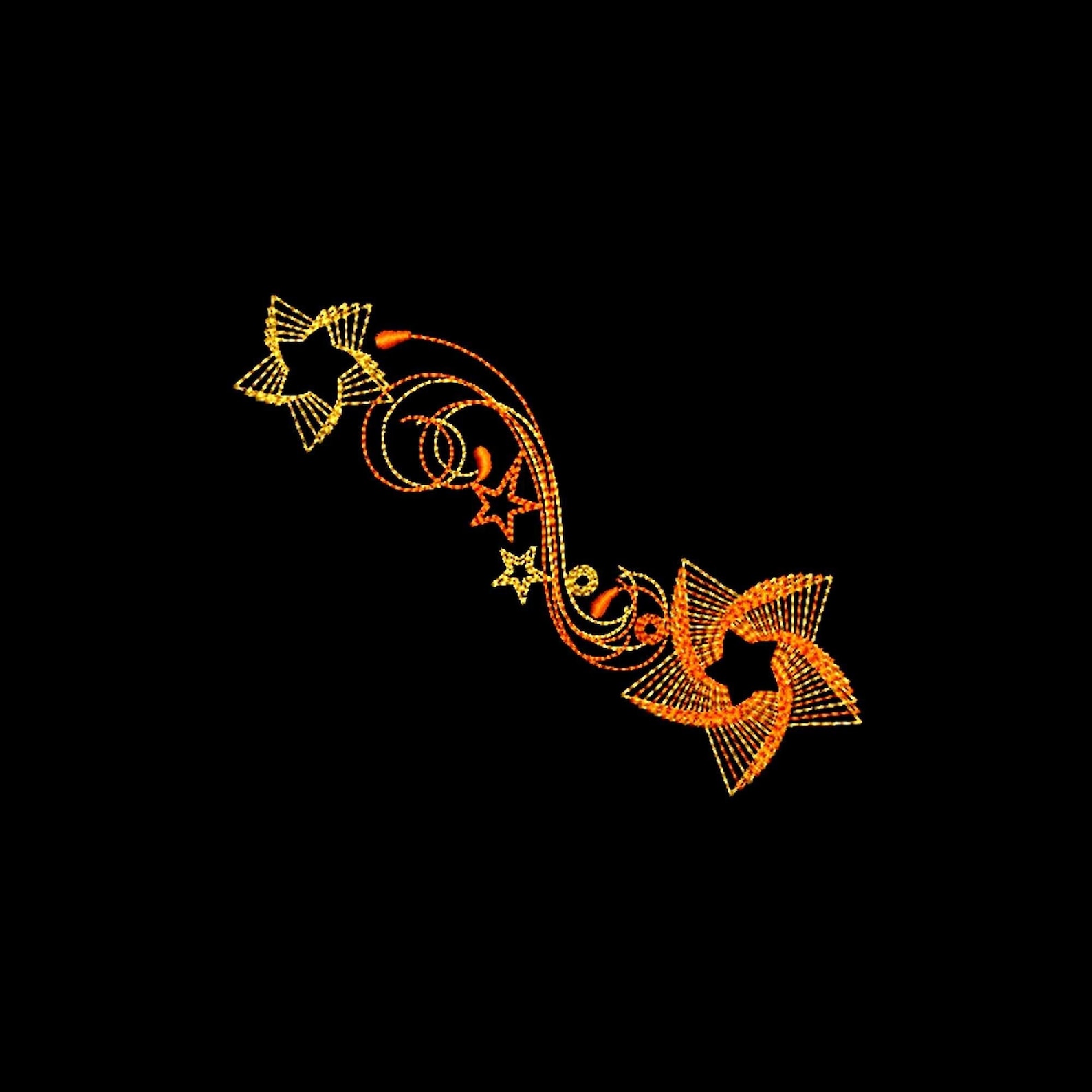 Embroidery Designs Stars Embroidery Design | Etsy