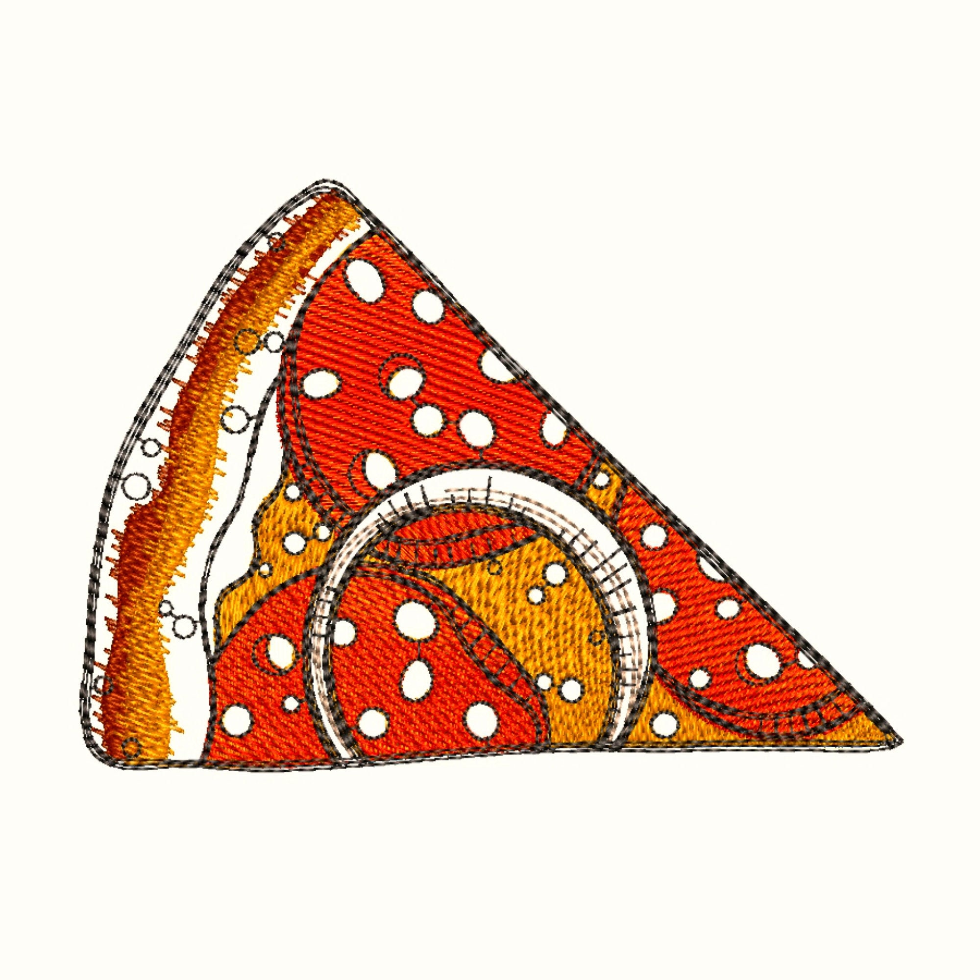 Embroidery Design Pizza | Etsy